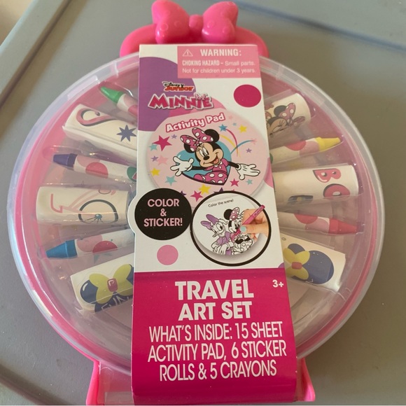 Disney | Toys | Disney Minnie Mouse Activity Pad Travel Art Set | Poshmark
